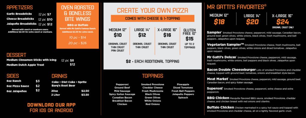 Best Pizza in North Dallas – Mr Gatti’s Pizza Allen, TX